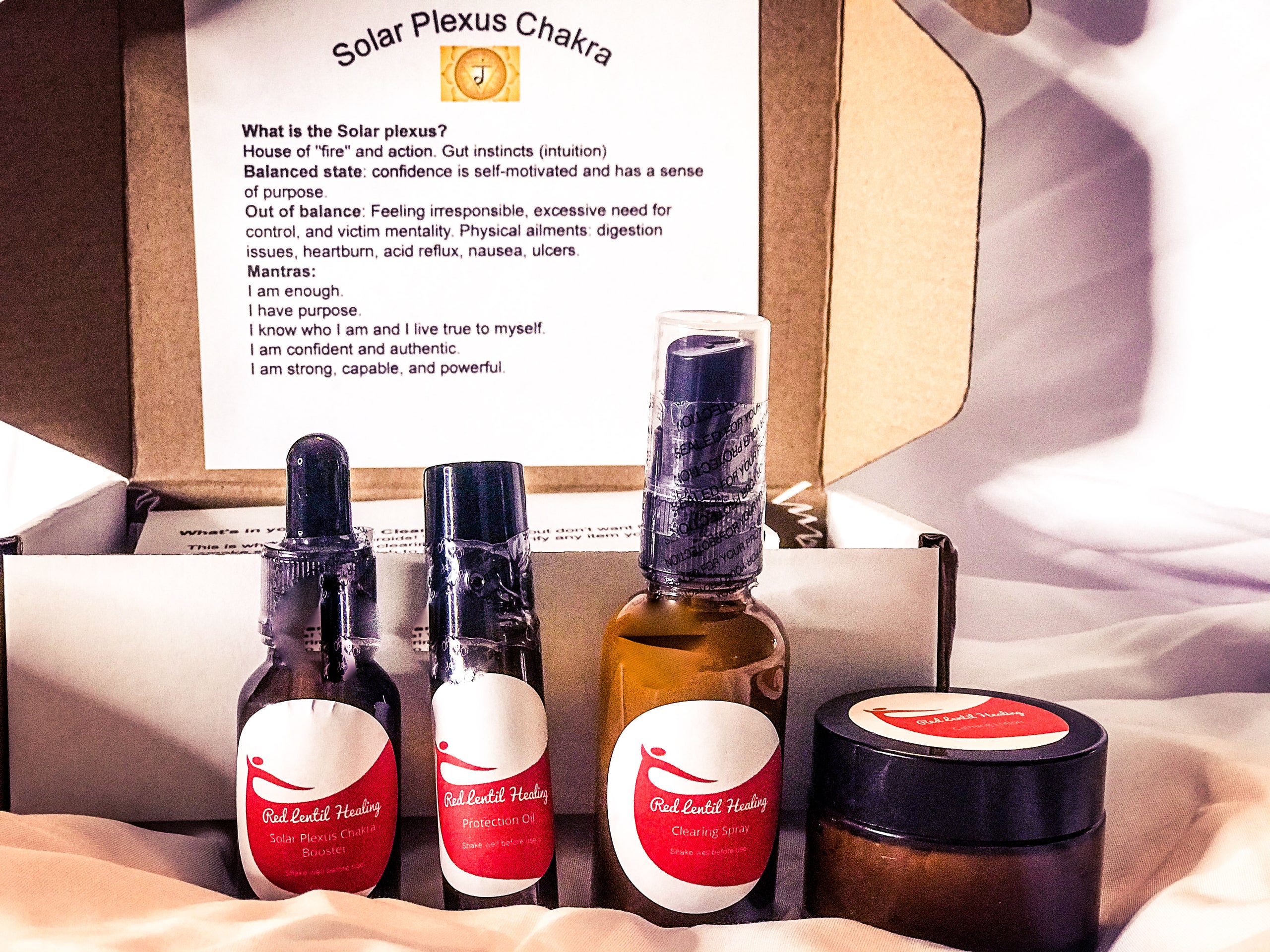 Solar Plexus Chakra Box | Red Lentil Healing